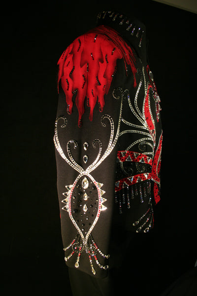 Show Jacket, Blk/Red, M 5396A – Berry Fit Company